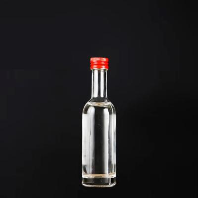 China Popular Empty Whisky Spray Mini Glass Alcohol Bottles with Super Flint Glass Material for sale