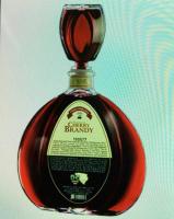 China 750ml White Glass Material Unique Shape Cherry Wine Glass Bottle for Liquor in Europe for sale