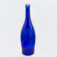 China Empty Glass Bottle for Wine 1 Liter Customized Electroplate Color Glass Liquor Bottles for sale
