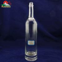 China High Flint Glass Material 750ml Cylinder Shape Glass Wine Bottle for Liquor Alcohol for sale