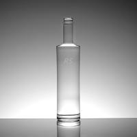 China High Flint Glass Material 750ml Cylinder Shape Glass Wine Bottle for Liquor Alcohol for sale
