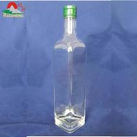 China 700ml 750ml Super Flint French Square Glass Bottle for Alcohol SGS Certified Standard for sale