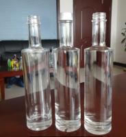 China 375ml Cork Top Caps Plush Red Wine Glass Bottles Made Of Super Flint Glass For Benefit for sale