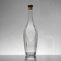 China 375ml Cork Top Caps Plush Red Wine Glass Bottles Made Of Super Flint Glass For Benefit for sale