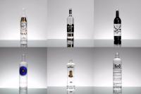 China 750ml Russian Guala Glass Bottles for Vodka Liqueur Made of Super Flint Glass Material for sale