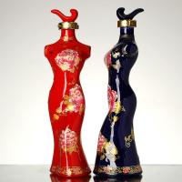 China Women's Body Shape Custom 750ml Vodka Glass Bottle Perfect for Beverage Industry for sale