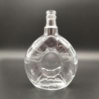 China Super Flint Glass Material 700ml 750ml 1 Liter Vodka Glass Bottle with CE Standard for sale