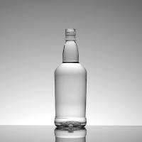 China Super Flint Glass Material 500ml 700ml 750ml Empty Rum Clear Liquor Bottle for Beverage for sale