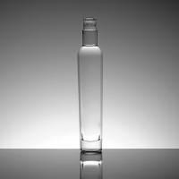China Tall Thin Liquor Glass Bottle For Whiskey/Brandy/Vodka Sealed With Twist-off Cap for sale