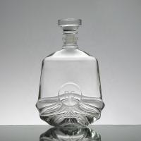 China 1 Liter Clear Glass Bottle for Beverage Trade Assurance Payment Industrial Beverage for sale
