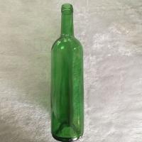 China Raw Color Glass Material Antique Wine Bottle Frost Deep Process and TT Payment Term for sale