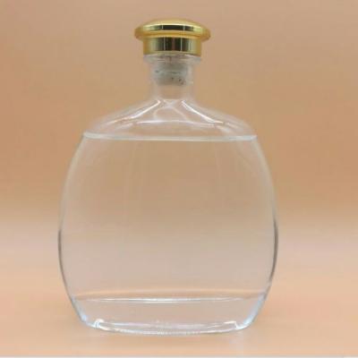China 750ml Clear Empty Super Flint Liquor Bottles with Customized Weight/Height for sale