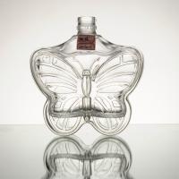 China Square Custom Design Animal Shaped 500ml 750ml Glass Bottle for Brandy Whisky Vodka for sale