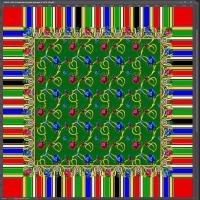 China Premium 100% Wool Printed Scarf Fabric – Middle East Collection for sale