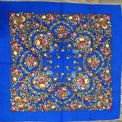 China 100% Wool Printed Winter Scarf Fabric – Cold‑Climate Series for sale