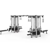 China 1200kg Steel 8 Station Multi Gym Machine 3800*3900*2350mm for sale