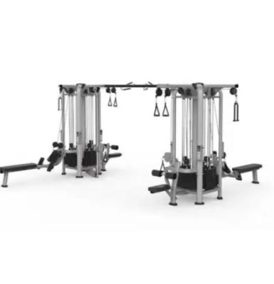 China 1200kg Steel 8 Station Multi Gym Machine 3800*3900*2350mm for sale