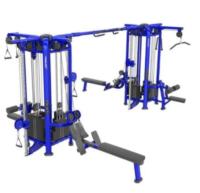 China 1200kg Steel 8 Station Multi Gym Machine 3800*3900*2350mm for sale