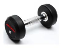 China Gymnasium Steel Small Dumbbell Rack PU Dumbbell Set ISO9001 for sale