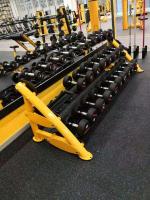 China 15 Pairs Fitness Dumbbell 3 Tier Dumbbell Rack 2490*690*760MM for sale
