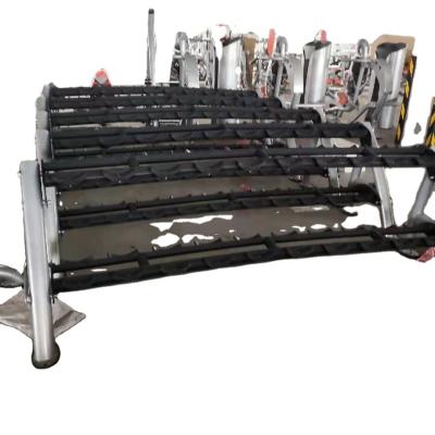 China Exercise Muscle Gym Club Fitness Dumbbell 2 Tier Dumbbell Rack 80kg for sale