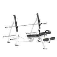 China Custom Logo Exercise Muscle Metal Decline Gym Weight Bench for sale