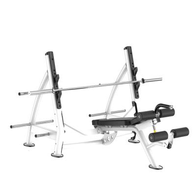 China Custom Logo Exercise Muscle Metal Decline Gym Weight Bench for sale