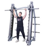 China Oval Tube Smith Fitness Machine Bench Press 1300*2250*2130mm for sale