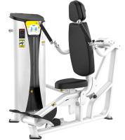China 90kgs Weight Stack Commercial Gym Equipment Ab Crunch Machine OEM for sale