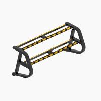 China Custom Logo Powder Coating Dumbbell Safety Rack 2 Tier for sale