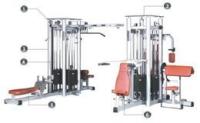 China OEM 8 In 1 Functional Multifunction Smith Machine 3800*3900*2350mm for sale