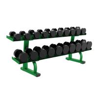China 200KG Fitness Dumbbell Rubber Dumbbell Set Integrated Gym Trainer for sale