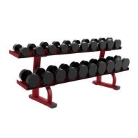 China 200KG Fitness Dumbbell Rubber Dumbbell Set Integrated Gym Trainer for sale