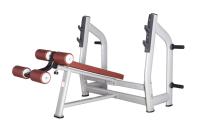 China T3.5 Oblong Tube Fitness Gym Equipment Powder Coating Decline Gym Bench for sale