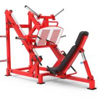 China Weight Plates Gym Pipe Wall Thickness 2mm 45 Degree Hack Squat Machine for sale