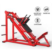 China Weight Plates Gym Pipe Wall Thickness 2mm 45 Degree Hack Squat Machine for sale