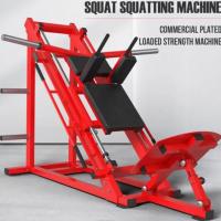 China Weight Plates Gym Pipe Wall Thickness 2mm 45 Degree Hack Squat Machine for sale