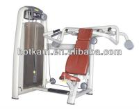 China Oval 3.5mm Fitness Gym Equipment Seated Shoulder Press Machine ISO9001 for sale