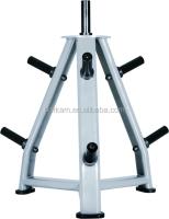 China 780*780*1100mm Gym Fitness Accessories Round Tube Weight Plate Tree Rack for sale