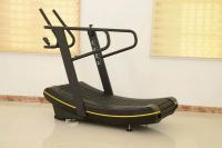 China 3mm Tube Commercial Curved Treadmill Gym Equipment Running Area 1500*440mm for sale
