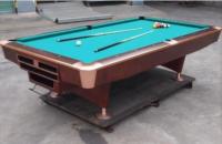 China 9FT French Pool Table Solid Wood 9 Ball Sportcraft Billiard Pool Table for sale