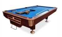 China 9FT French Pool Table Solid Wood 9 Ball Sportcraft Billiard Pool Table for sale