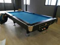 China 9FT French Pool Table Solid Wood 9 Ball Sportcraft Billiard Pool Table for sale