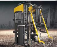 China Powder Coating Gym Fitness Equipment Multi Functional Smith Weight Stack Trainer for sale