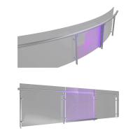 China COB Transparent LED Film Display for sale