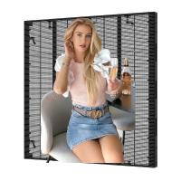 China LED outdoor transparent grille display screen for sale