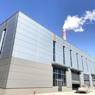 China Modular Portal Steel Frame Buildings Fabrication ALC Wall Panel Customized for sale