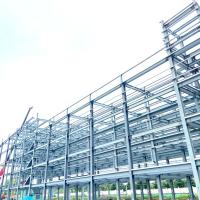China Flexible Prefab Steel Structure Office Storage Buildings Fire Resistance for sale