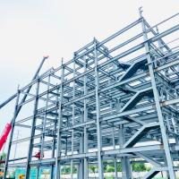 China Sustainable Low Carbon Steel Frame Office Building Prefabricated ODM for sale