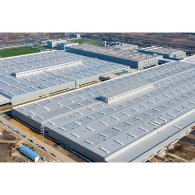 China Weatherproof Steel Frame Workshop Industrial Prefabricated Steel Structure Warehouse Building for sale